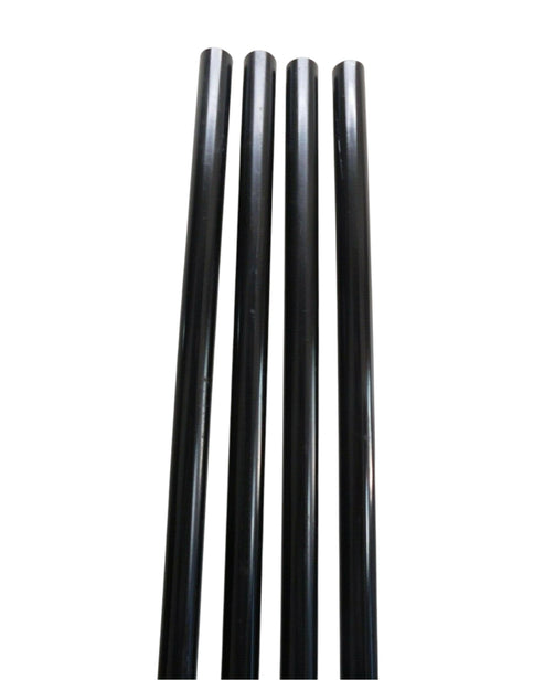 Pipe Galvanized Steel Tubing 18 Gauge - 1-3/8" x 4' Long - Black Powde ...