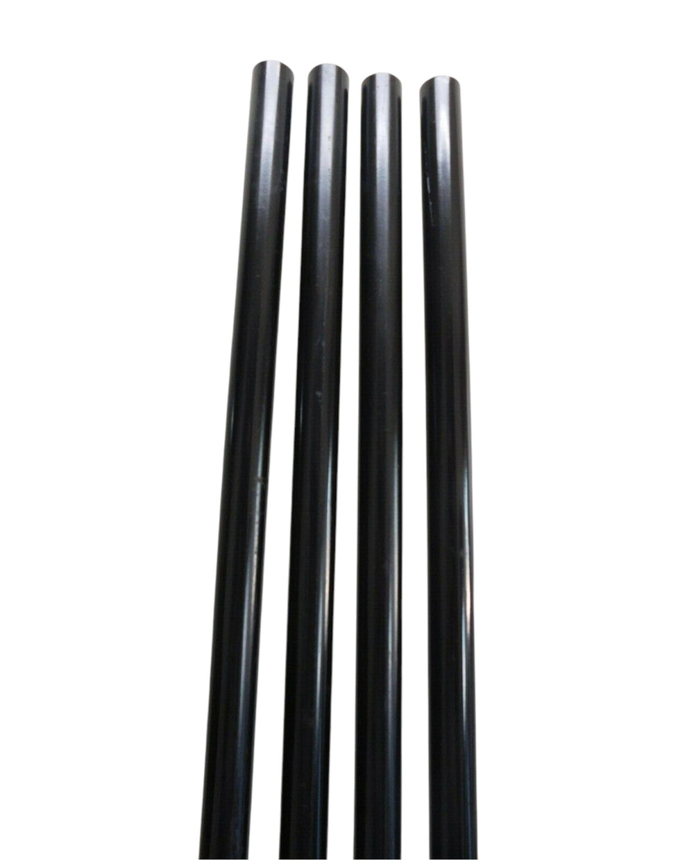 Pipe Galvanized Steel Tubing 18 Gauge - 1-3/8" x 4' Long - Black Powde ...